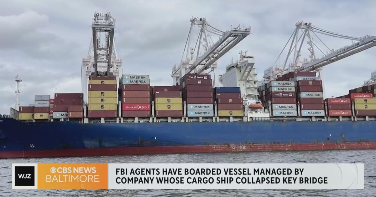 FBI boards vessel managed by company whose ship collapsed Key Bridge ...