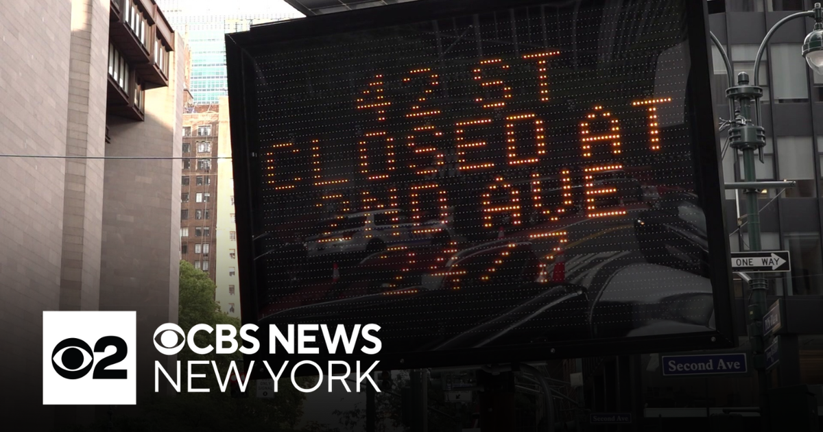 NYC Gridlock Alert Days start for 2024 U.N. General Assembly - CBS New York