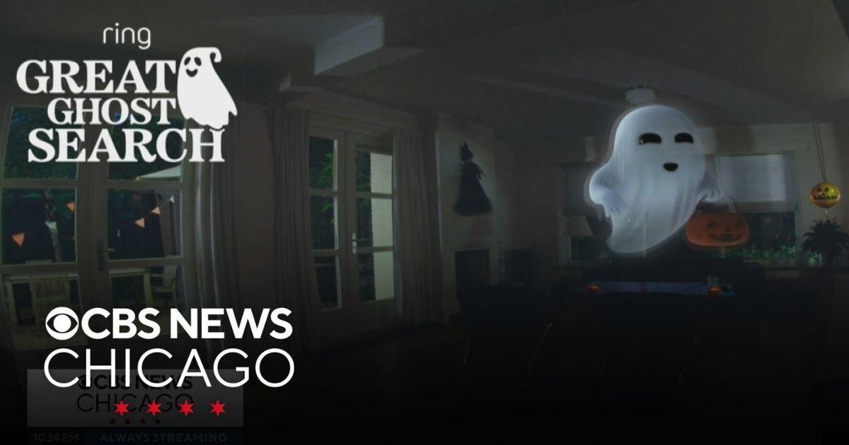 Ring doorbell camera holds "Great Ghost Search" - CBS Chicago