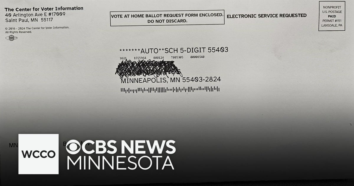 Are those Minnesota absentee voting forms in your mailbox legit? - CBS ...