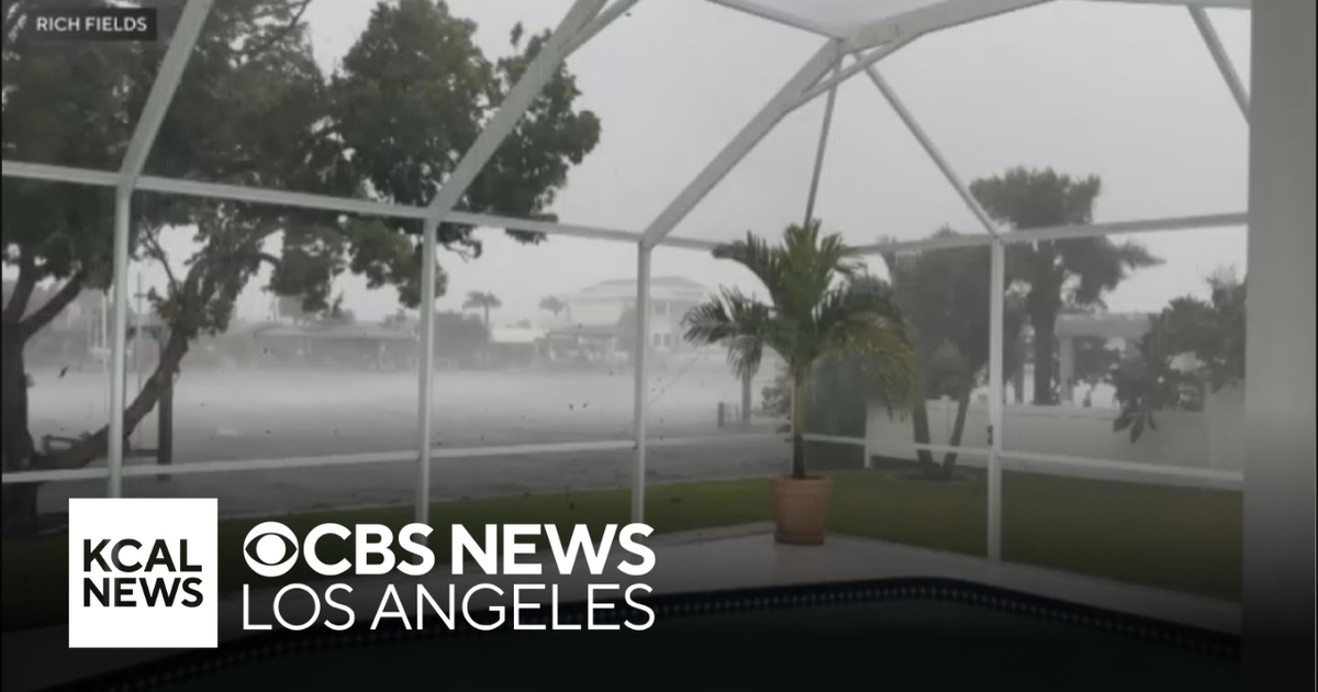 Former KCAL meteorologist delivers weather report as Hurricane Helene ...