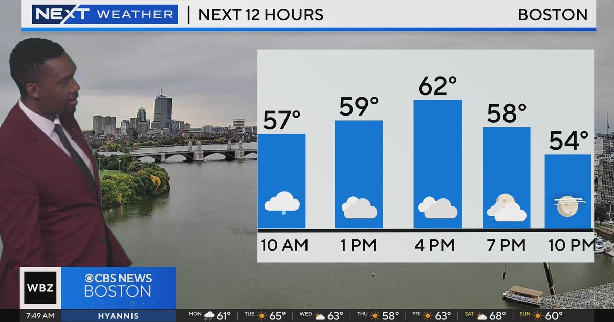 Next Weather: WBZ mid-morning forecast for October 7, 2024 - CBS Boston