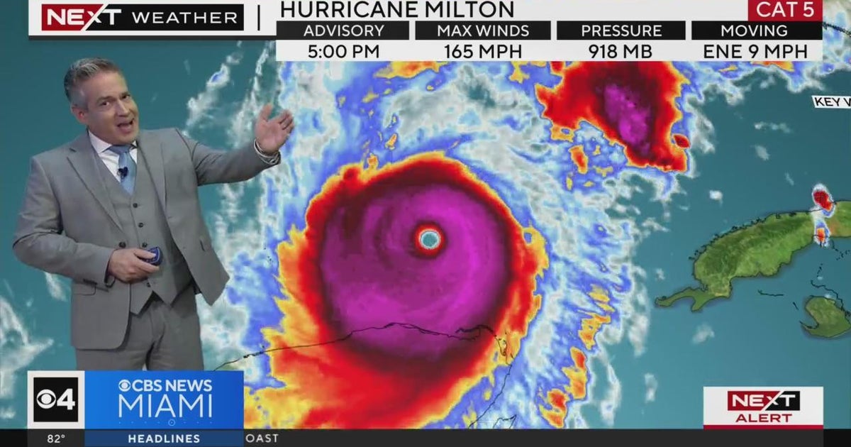 Tracking Hurricane Milton: Tuesday 10/8/24 5PM - CBS Miami