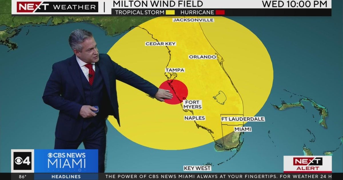 Tracking Hurricane Milton: Wednesday 10/9/24 4PM - CBS Miami
