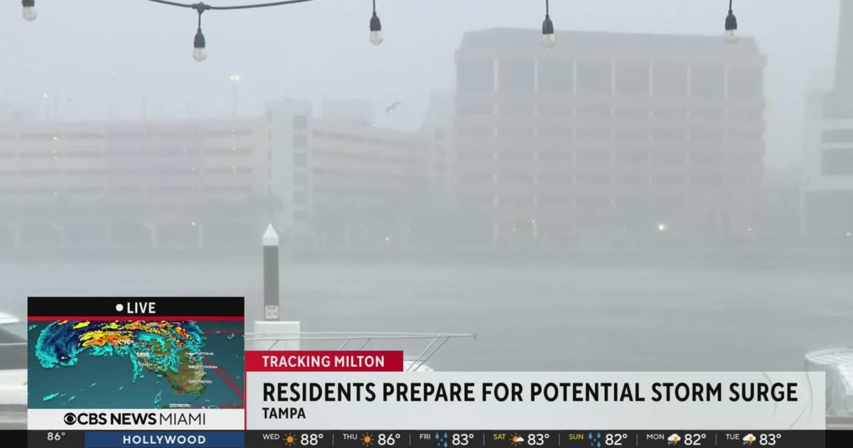 Tampa prepares for potential storm surge - CBS Miami