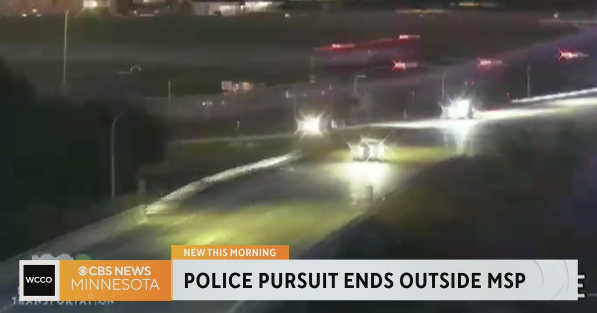 Police chase ends near MSP Airport - CBS Minnesota