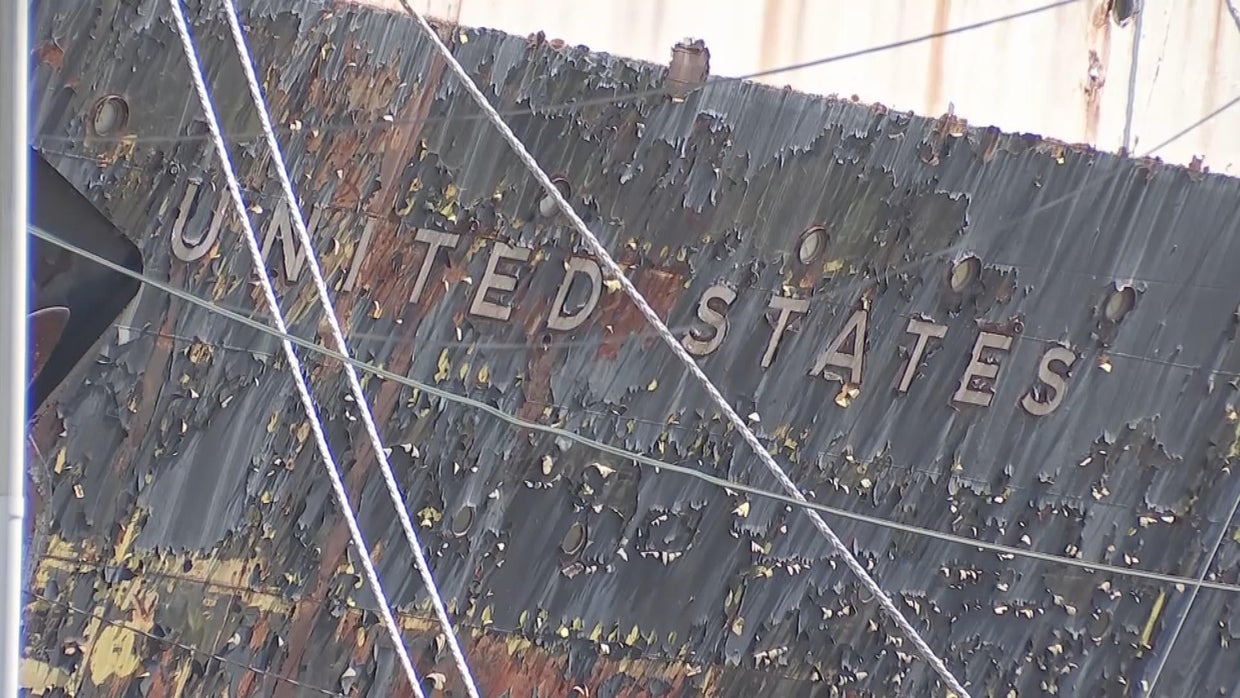 SS United States prepares for final voyage from Philadelphia to Florida ...