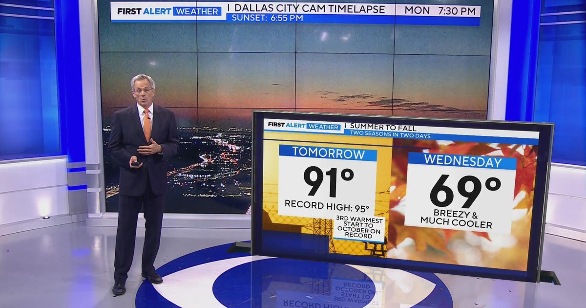 Dramatic temperature swing: From highs in the 90s to 60s in 24 hours in ...