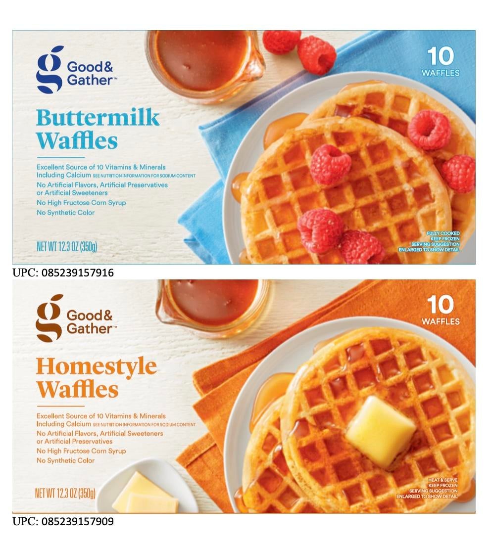 Frozen waffles sold at Target, Walmart and other major retailers ...