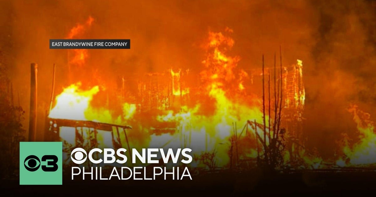 1 dead in house explosion, fire in Chester County, Pennsylvania - CBS ...