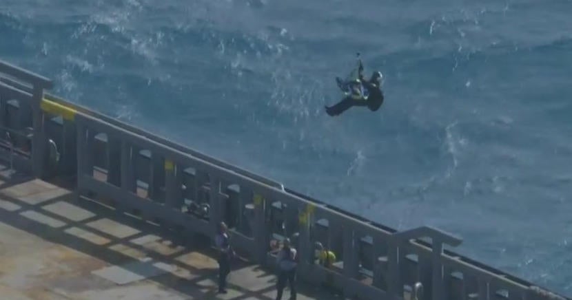 Ship's captain rescued by Coast Guard after taking fall on vessel - CBS ...