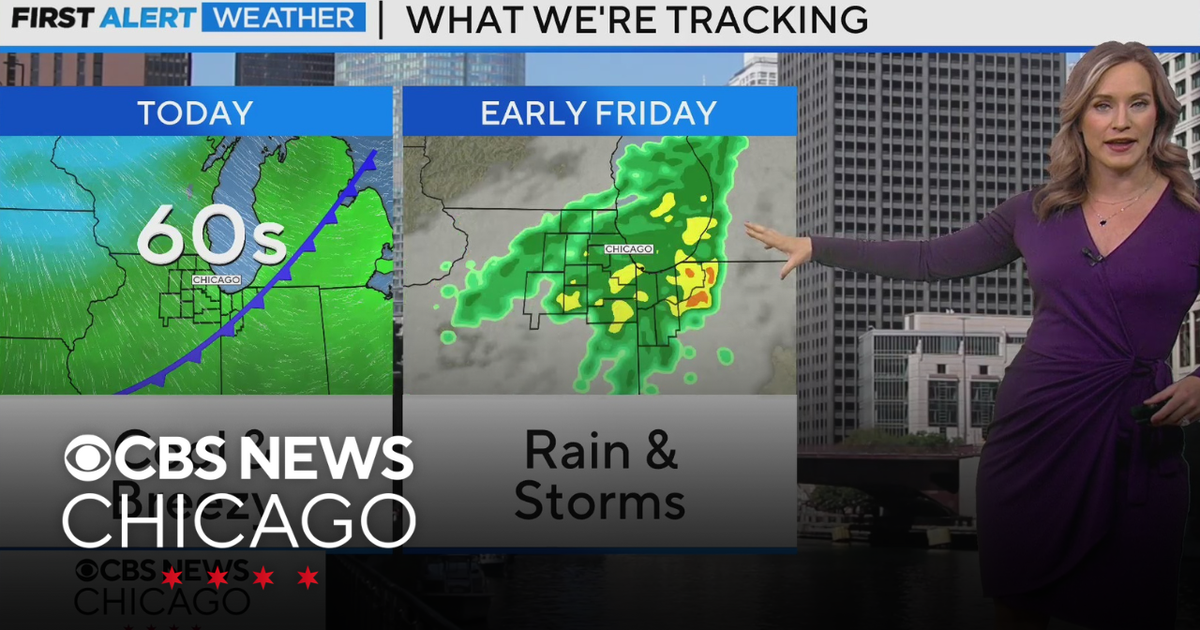 Highs in the 60s on Wednesday in Chicago - CBS Chicago