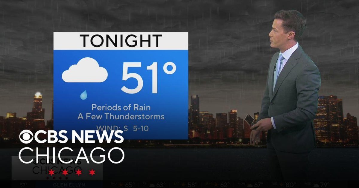 Widespread rain overnight for Chicago area, some thunderstorms possible ...