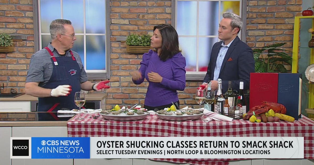 Learn to shuck, eat oysters at Smack Shack - CBS Minnesota