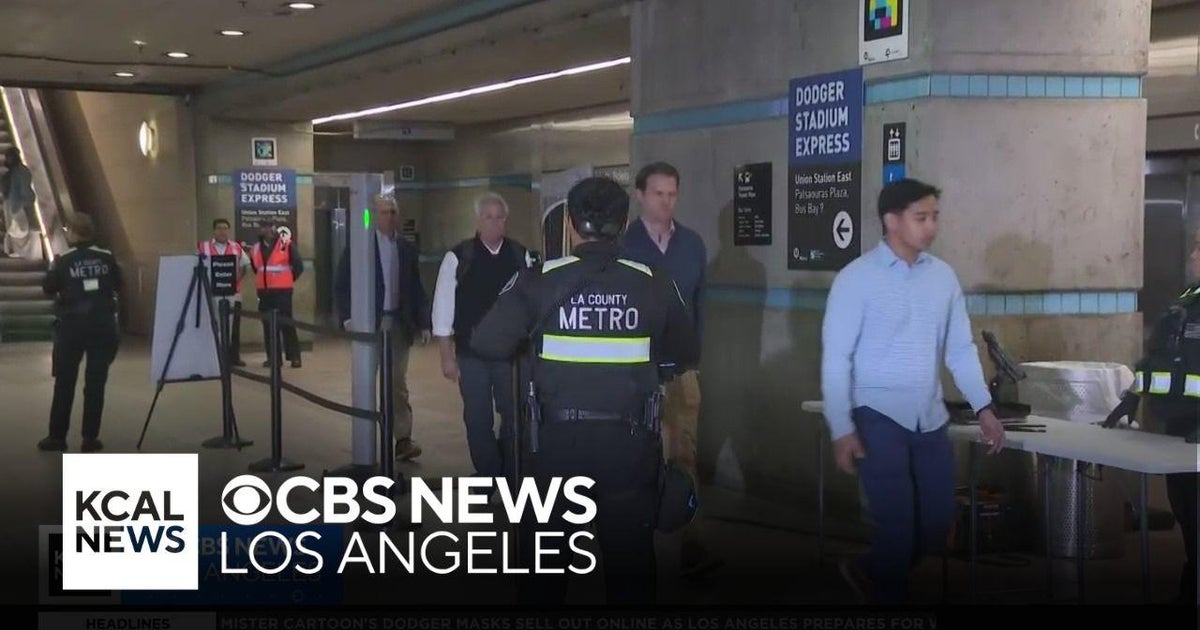 LA Metro unveils pilot metal detector program amid crime concerns - CBS ...