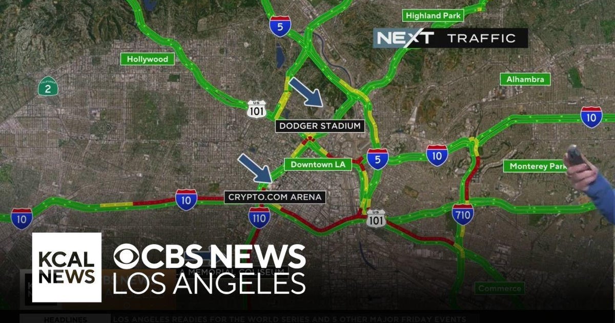 A look at Los Angeles traffic maps for Friday’s event-packed night ...