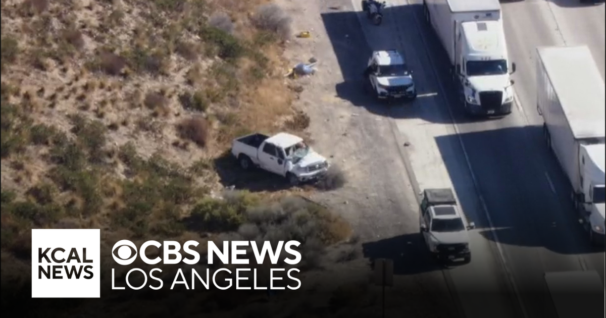 Driver hospitalized after road rage shooting at the Cajon Pass - CBS Los Angeles