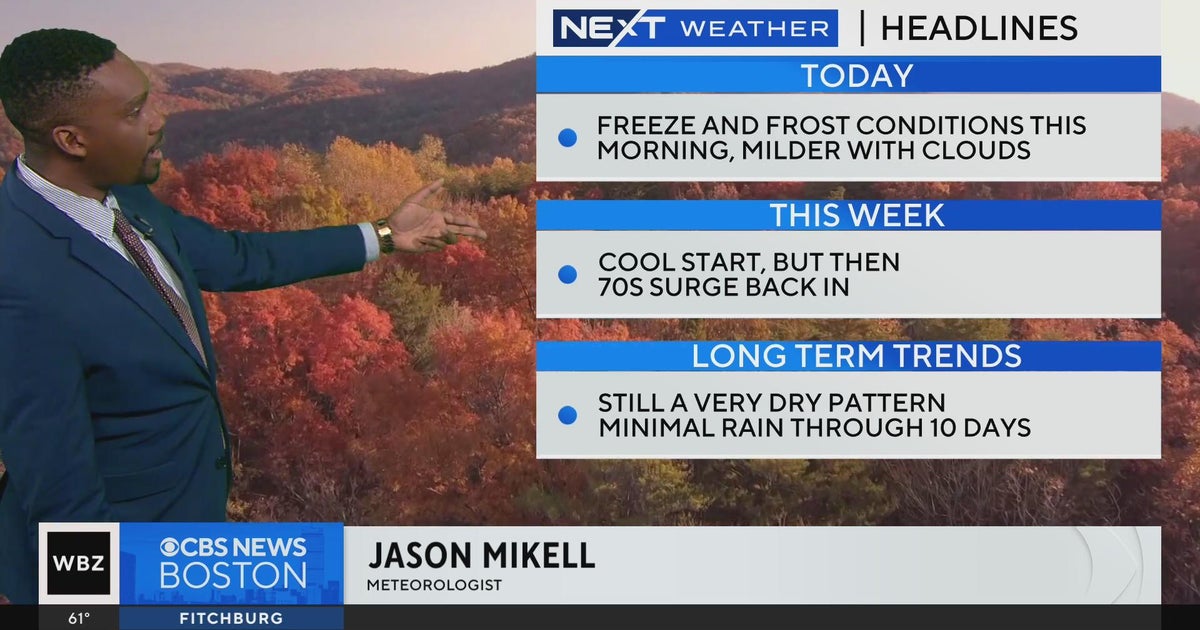 Next Weather: WBZ morning forecast for November 4, 2024 - CBS Boston