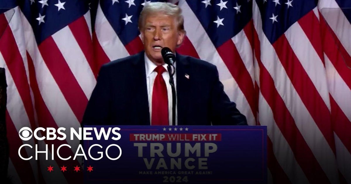 Harris concedes as Trump wins second term as president - CBS Chicago