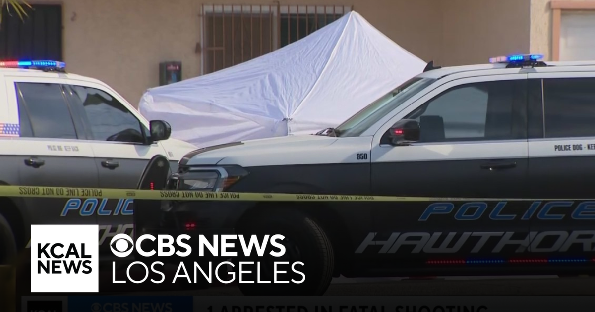 Man arrested for fatally shooting woman in Hawthorne - CBS Los Angeles