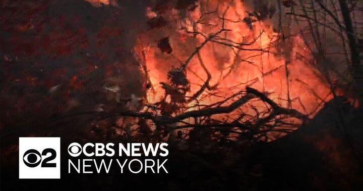 Deadly Jennings Creek wildfire bordering N.J. and N.Y. now 10% ...
