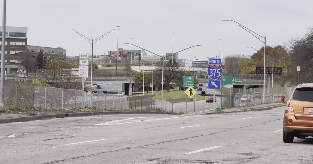 Design changes proposed for I-375 in Detroit - CBS Detroit