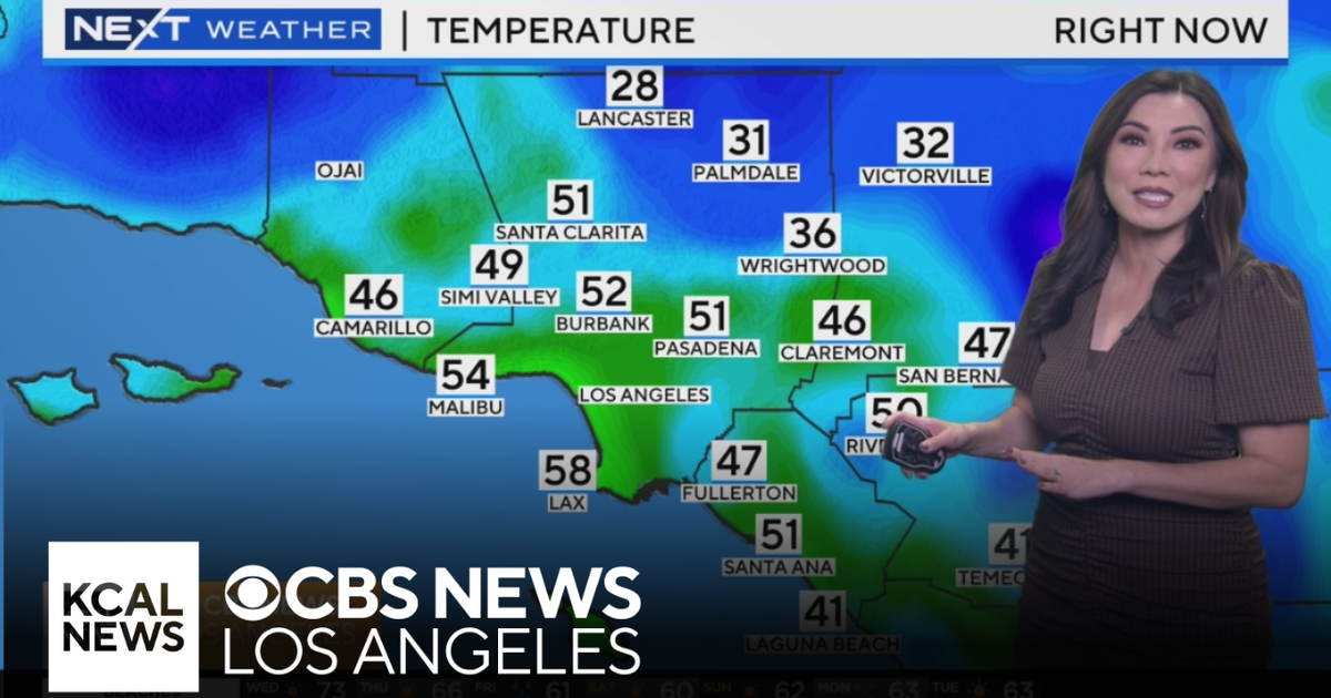Amber Lee's 5 a.m. forecast | NEXT weather - CBS Los Angeles