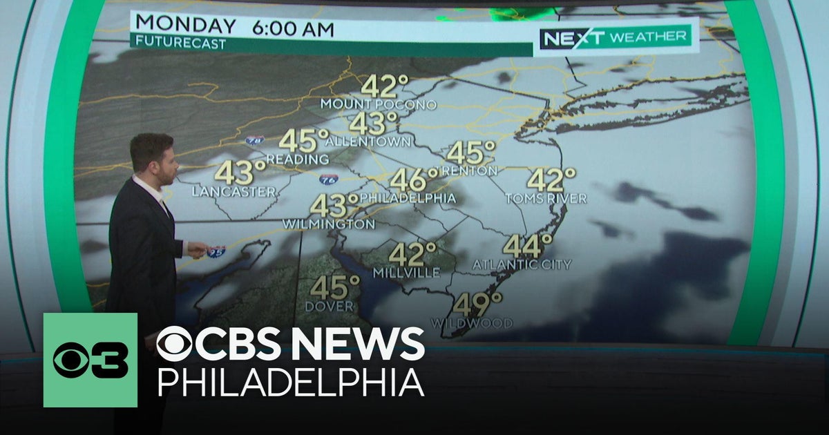 Warm start to the week in Philadelphia region but getting cooler ...