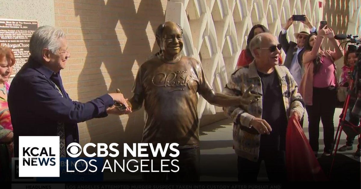 Cheech Marin statue unveiled at the Riverside art museum - CBS Los Angeles