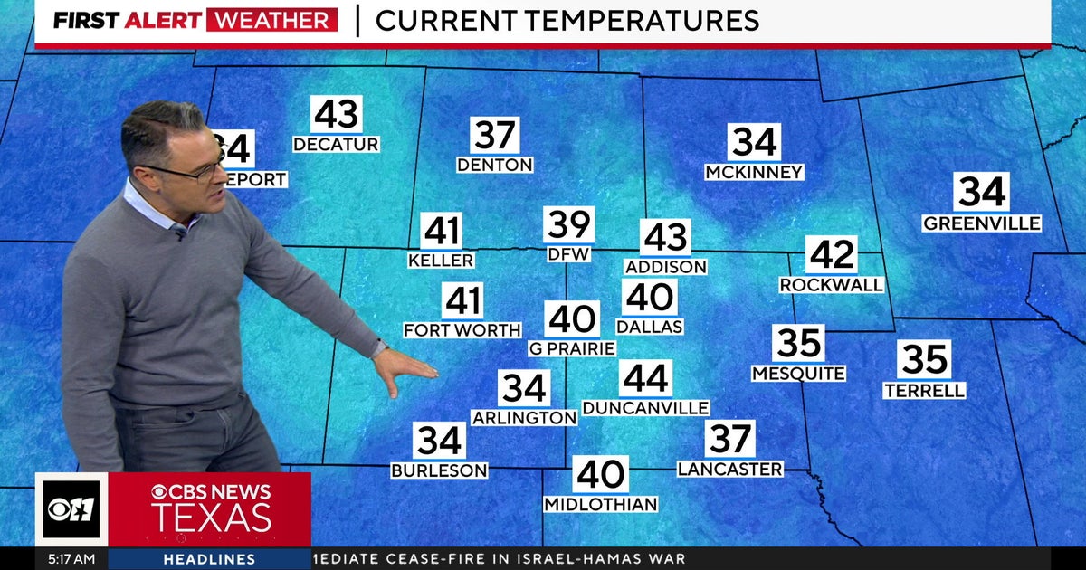 North Texas experiences coldest morning since late March - CBS Texas