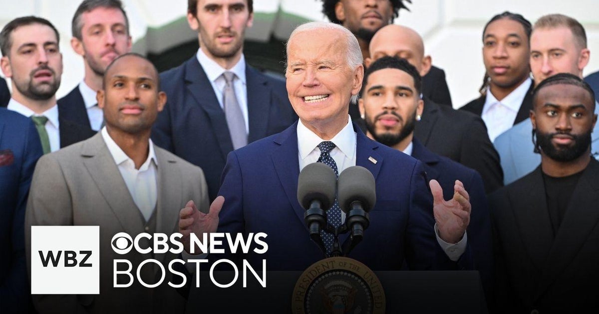 NBA Champion Boston Celtics honored by President Joe Biden at White ...