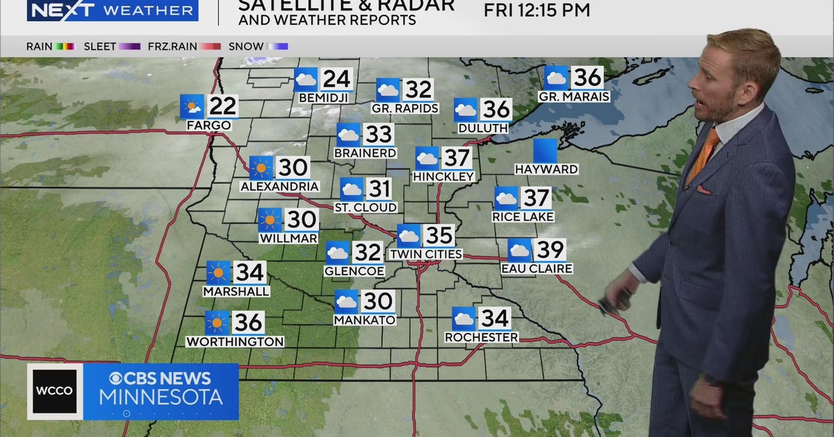 NEXT Weather: Noon report for Minnesota from Nov. 22, 2024 - CBS Minnesota
