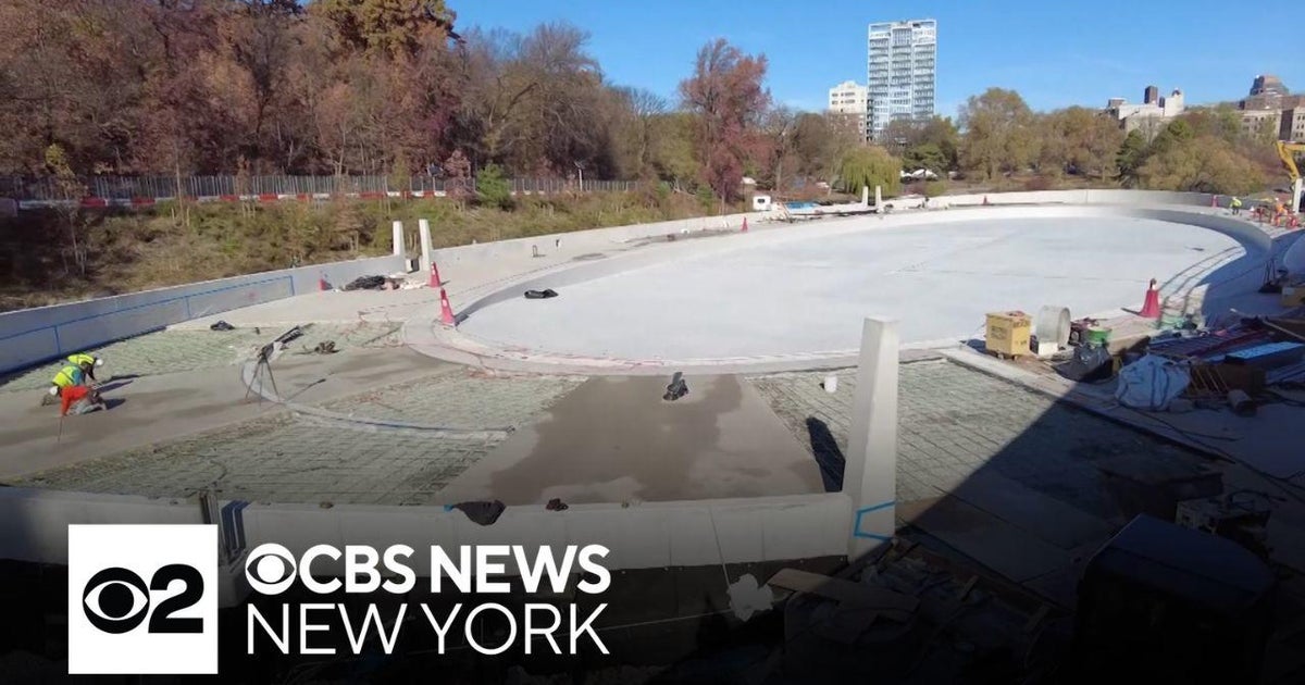 A look at construction on the new rink, pool coming to Central Park ...