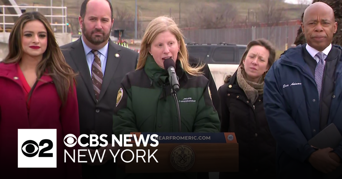 NYPD swearing in new commissioner, Jessica Tisch - CBS New York