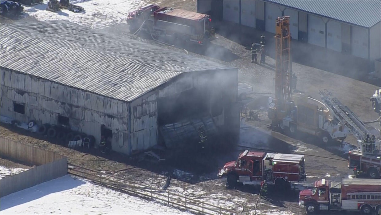 Fuel tanks explode inside burning building in Byers that forced ...