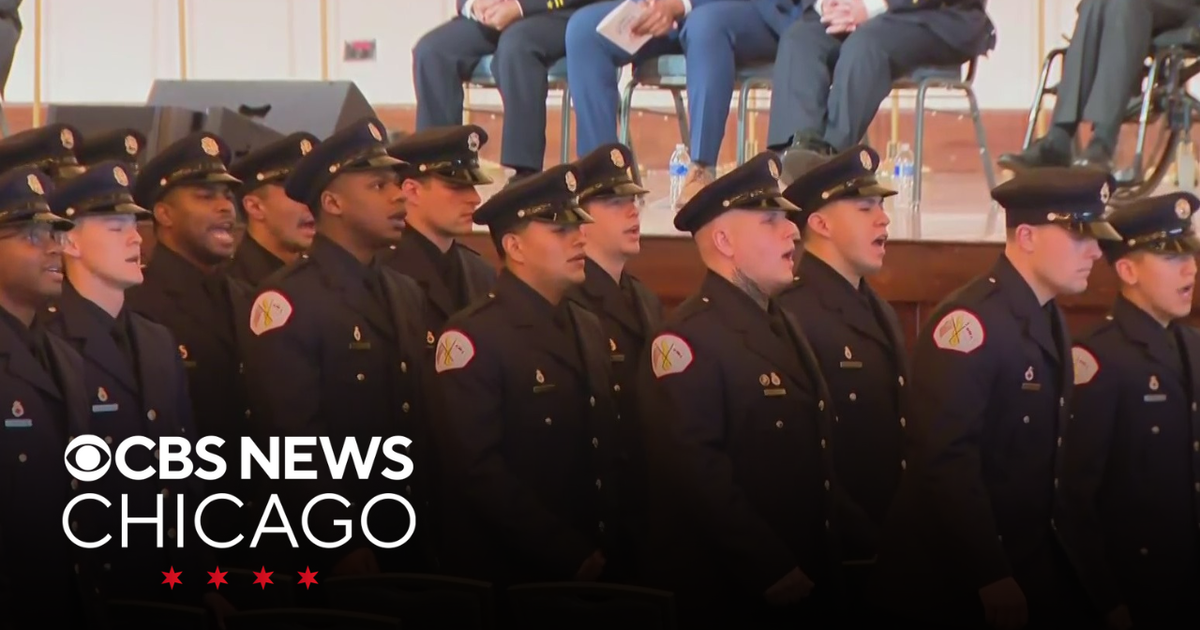 Chicago Fire Department held graduation ceremony at Navy Pier - CBS Chicago