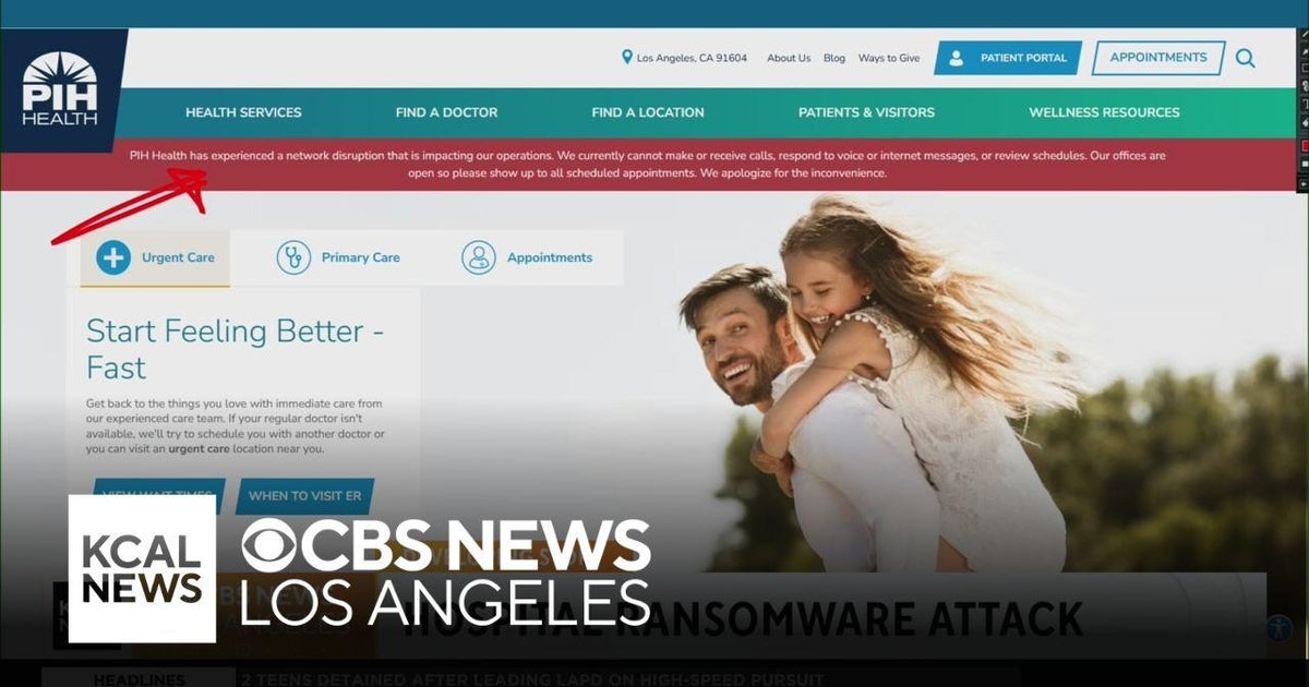 PIH Health suffers a ransomware attack - CBS Los Angeles