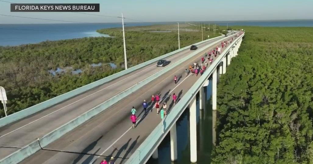 Runners compete in annual Key Largo Bridge Run - CBS Miami
