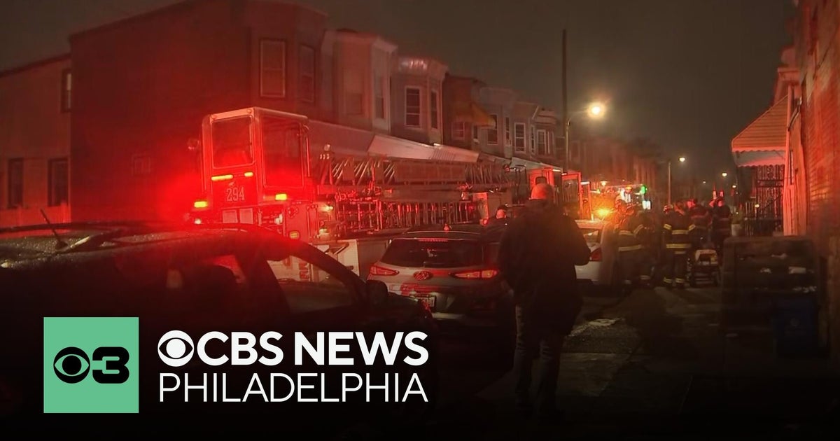 3 injured in rowhome fire in Philadelphia's Kingsessing neighborhood - CBS Philadelphia