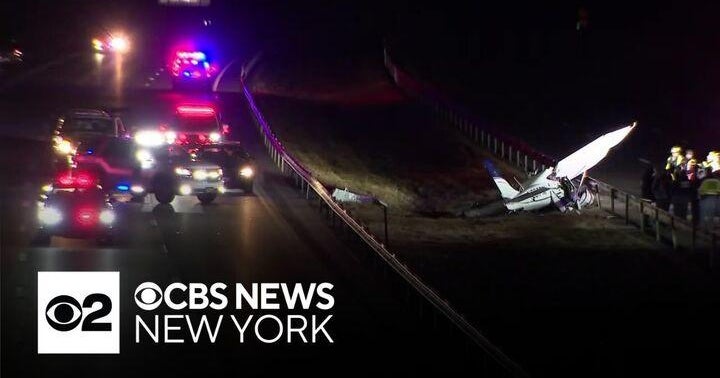 1 dead in small plane crash on I-684 in Westchester County - CBS New York