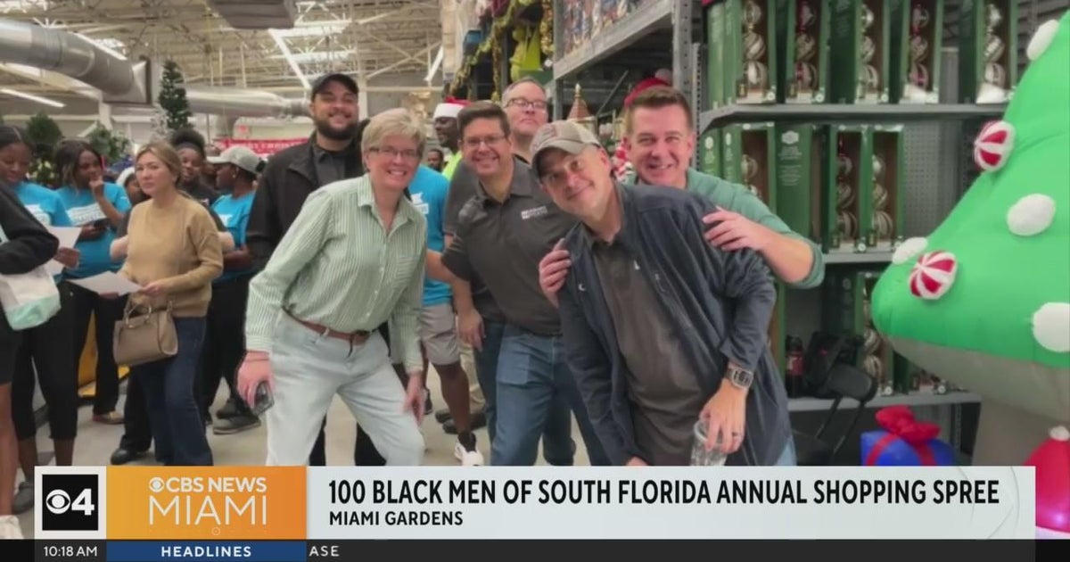 CBS News Miami, 100 Black Men of South Florida takes kids shopping at ...