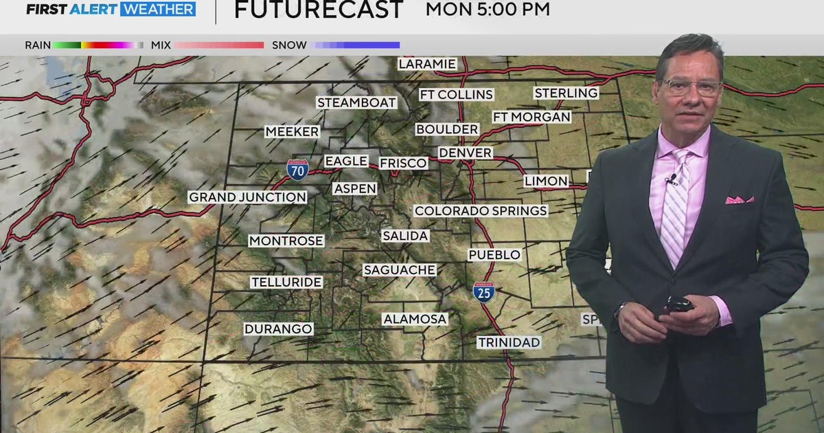 Breezy in Denver with snow in the mountains - CBS Colorado