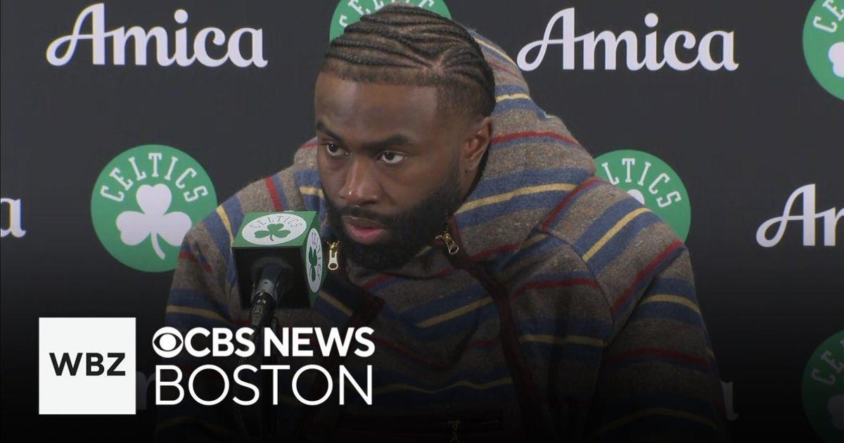 Jaylen Brown reacts to break-in at Wellesley house - CBS Boston
