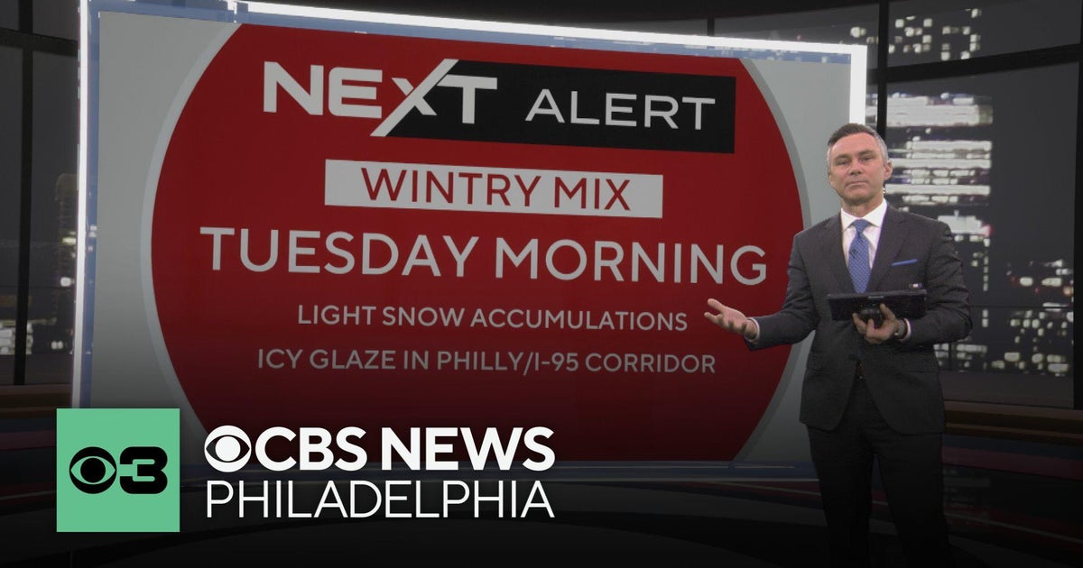 Wintry mix in Philadelphia region Tuesday morning could affect holiday ...