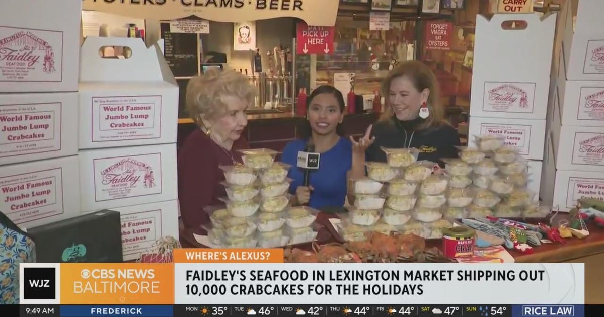 Faidley's Seafood is shipping out 10K crab cakes before Christmas - CBS ...