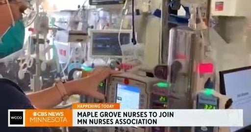 Maple Grove Hospital nurses say they're ready to unionize - CBS Minnesota
