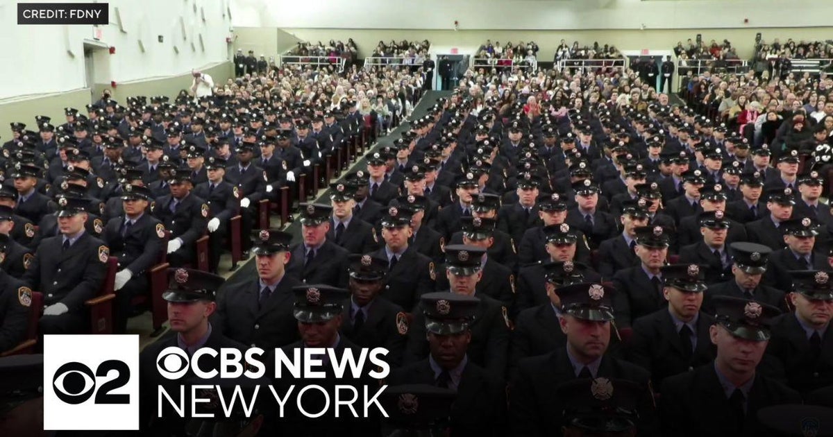 FDNY holds graduation ceremony for 289 probationary firefighters - CBS ...