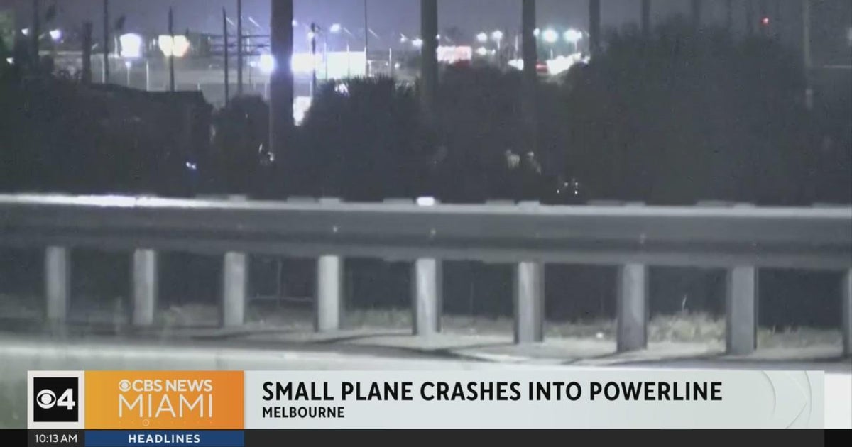 Person suffers minor injuries after small plane crash near Melbourne ...
