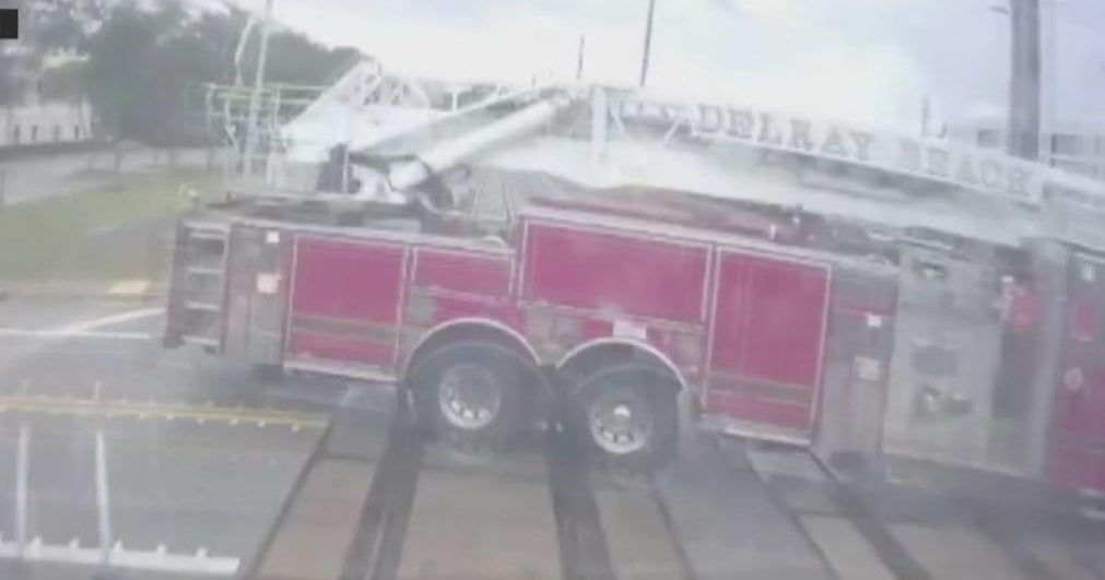 Brightline train crashes into fire truck - CBS Miami