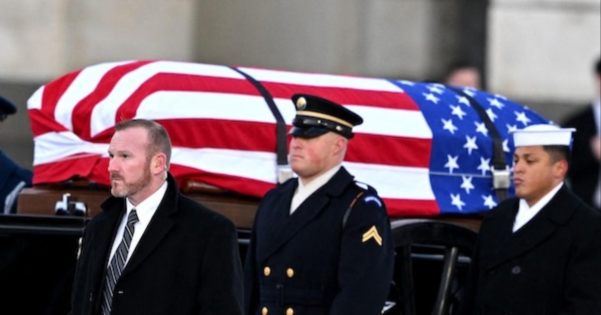 Jimmy Carter's casket arrives at the U.S. Capitol building - CBS News